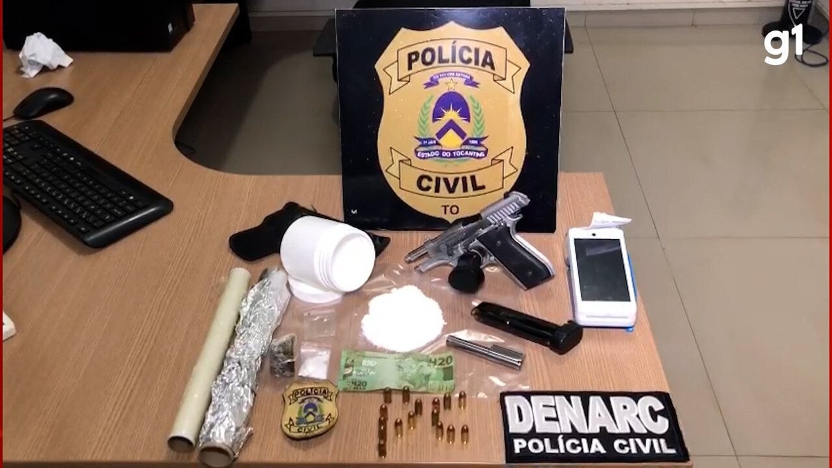 Suspeito De Tráfico Flagrado Com Arma De Fogo E Drogas Usava A Própria