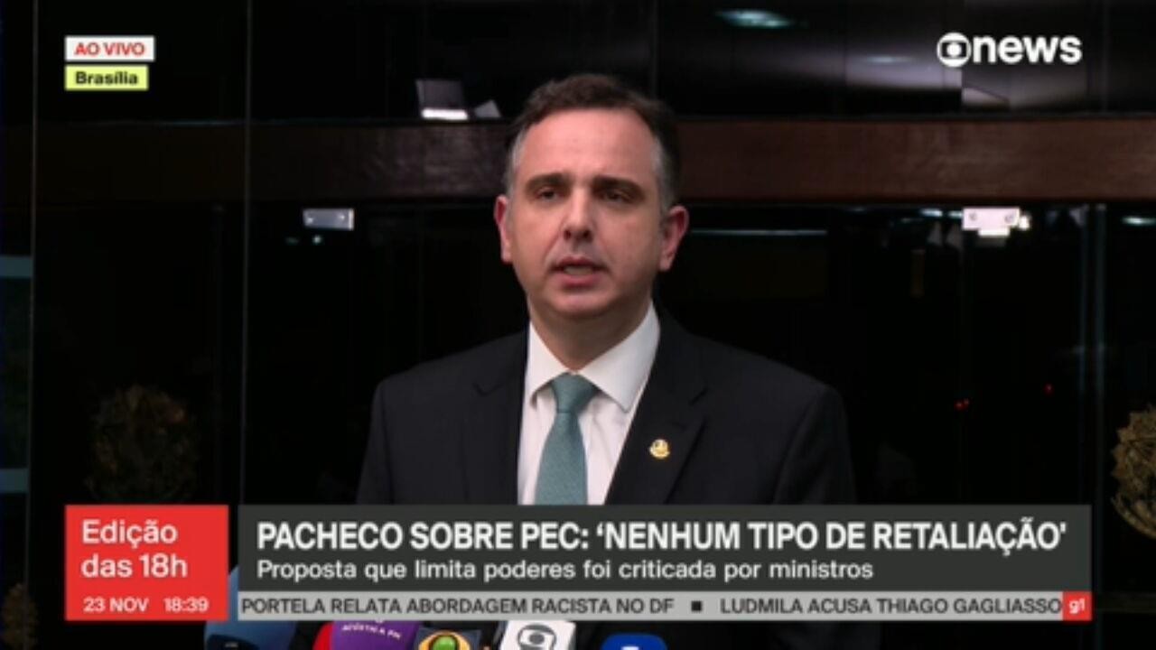 Pacheco diz não permitir 'agressões' de ministros do STF e que decisões ...