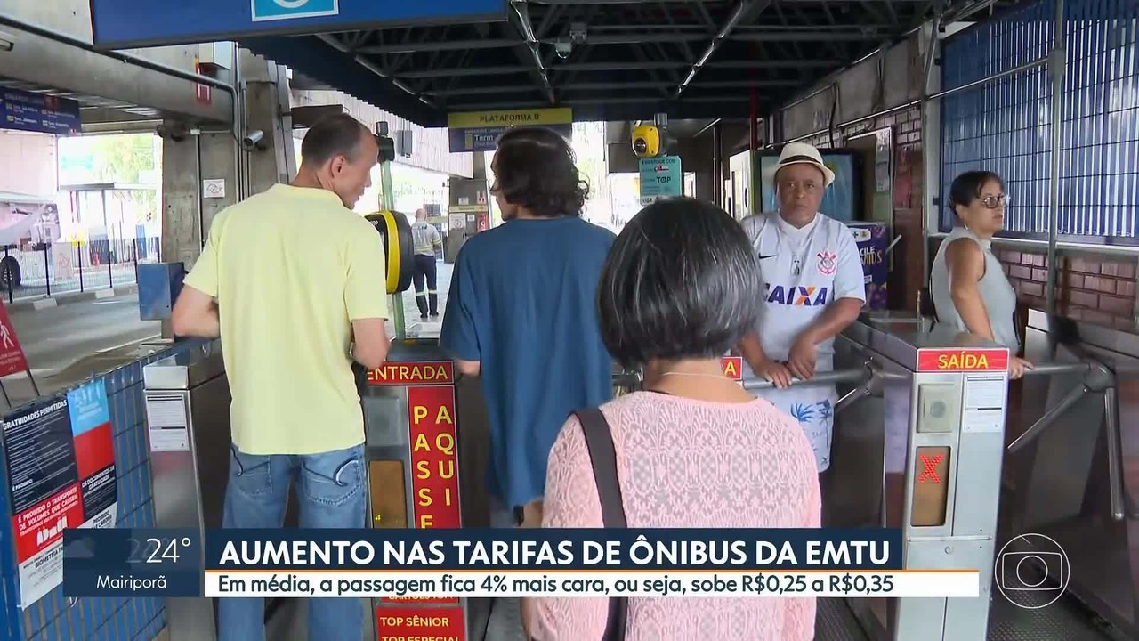 Governo De Sp Publica Novos Valores Das Tarifas De ônibus Da Emtu