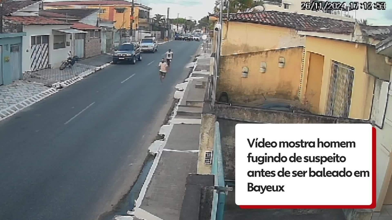 Vídeo mostra homem fugindo de suspeito antes de ser baleado em Bayeux ...