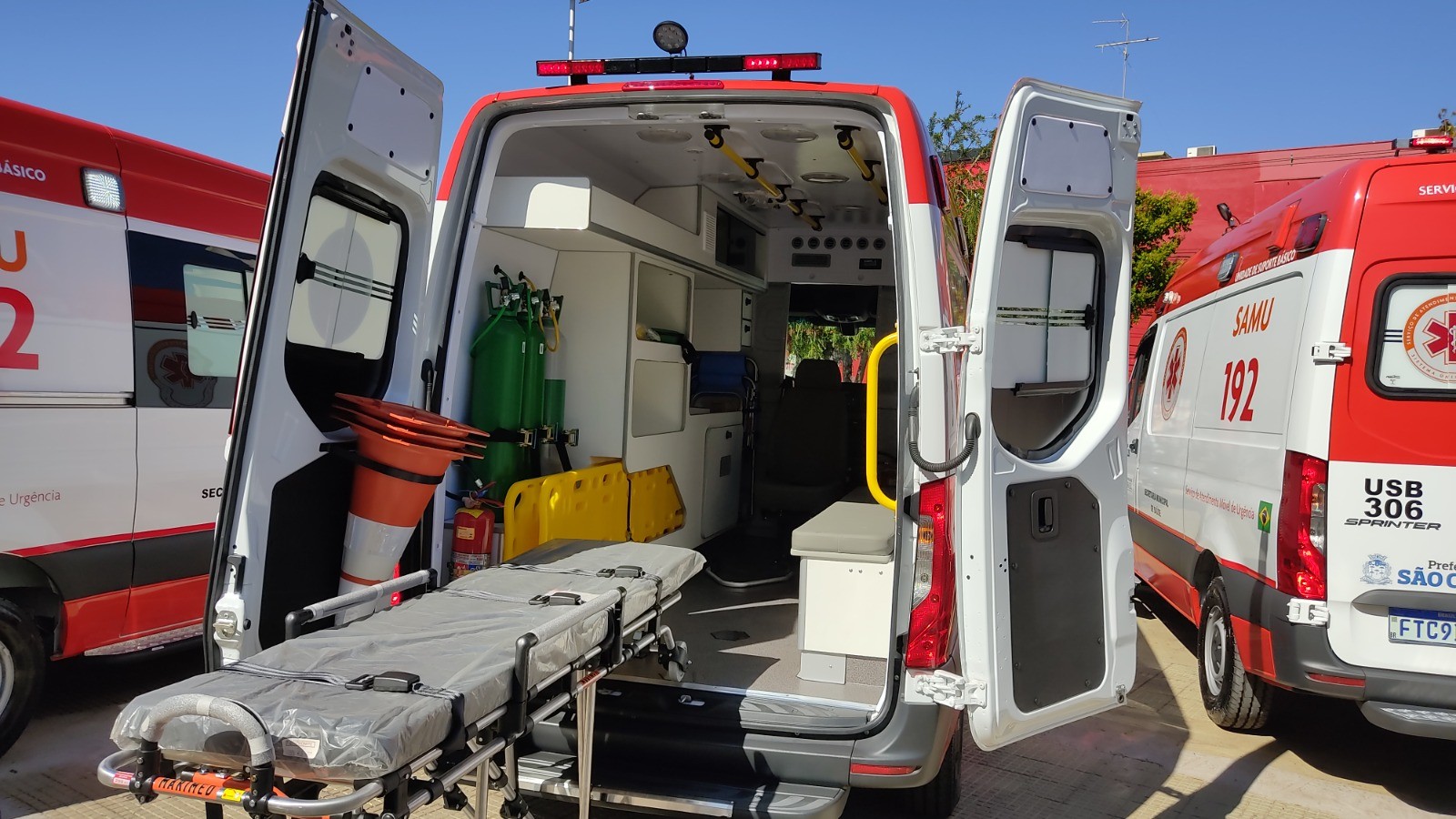 Samu de São Carlos ganha 4 novas ambulâncias e unidade de suporte ...