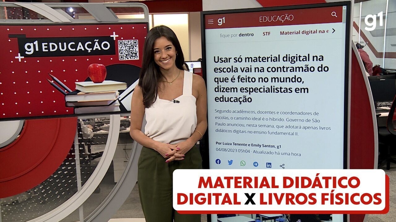 Usar só material digital na escola vai na contramão do que é feito no ...