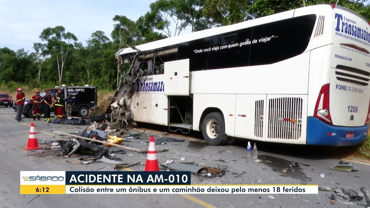 Acidente na AM-010: o que se sabe e o que falta esclarecer sobre a colisão entre um ônibus e uma ...