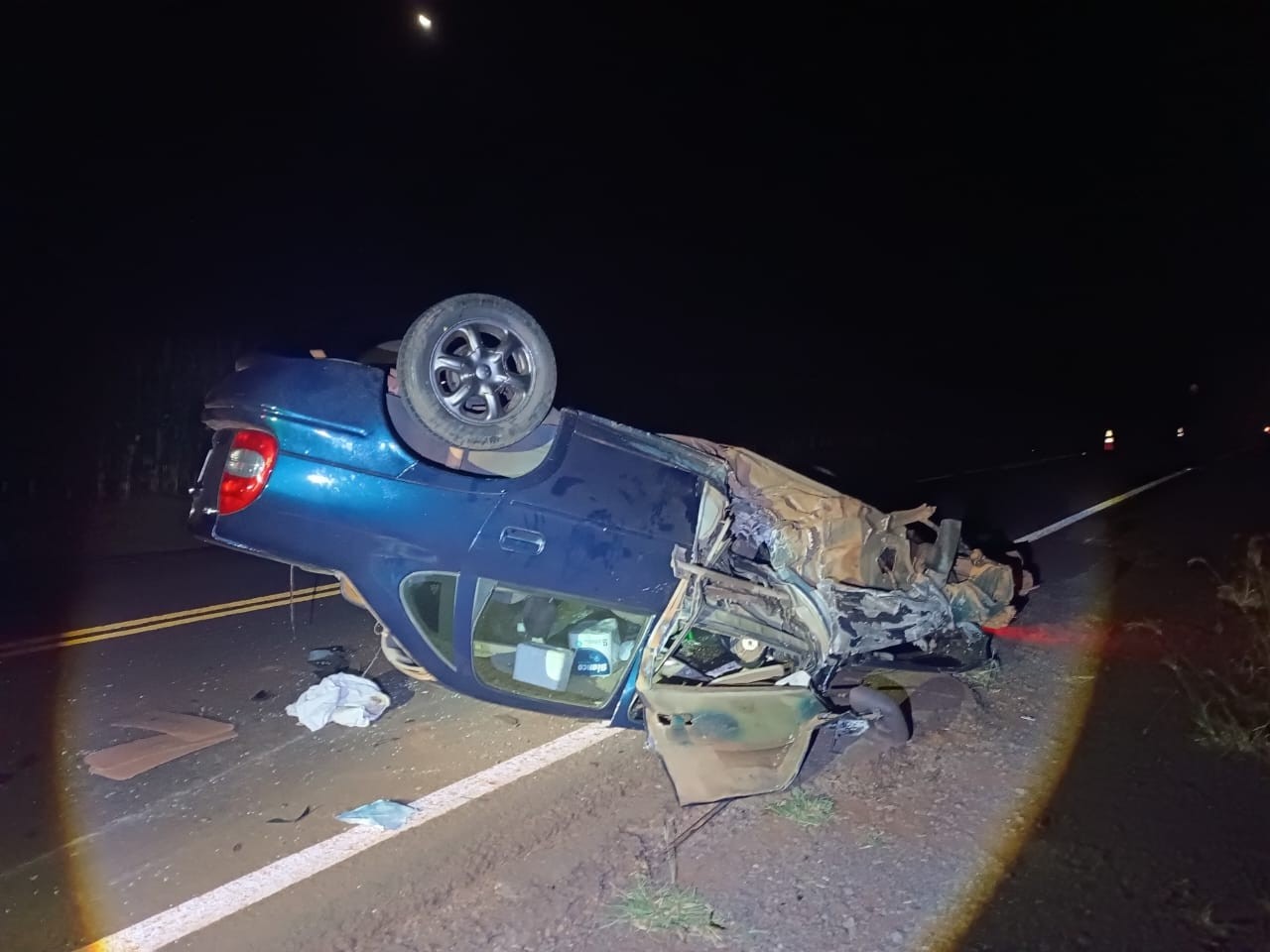 Motorista idoso morre após ser atingido por carro de família paraguaia em rodovia do Paraná ...