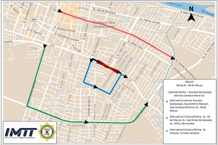 Avenida 28 de março terá novo trecho interditado nesta sexta para obras ...