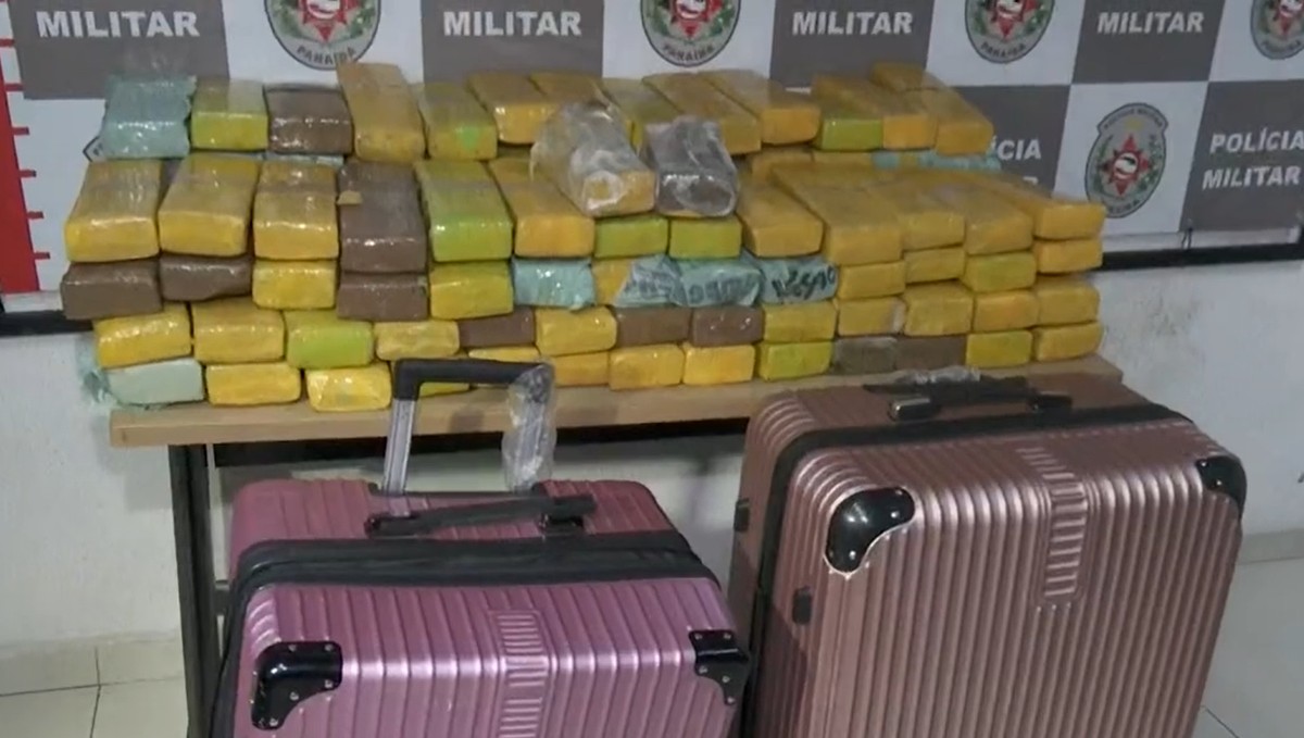 Quase 120 tabletes de droga são encontrados em mala, na Rodoviária de ...