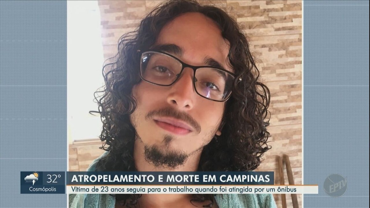 Jovem que morreu atropelado por ônibus em Campinas estava a caminho do trabalho, diz empresa ...