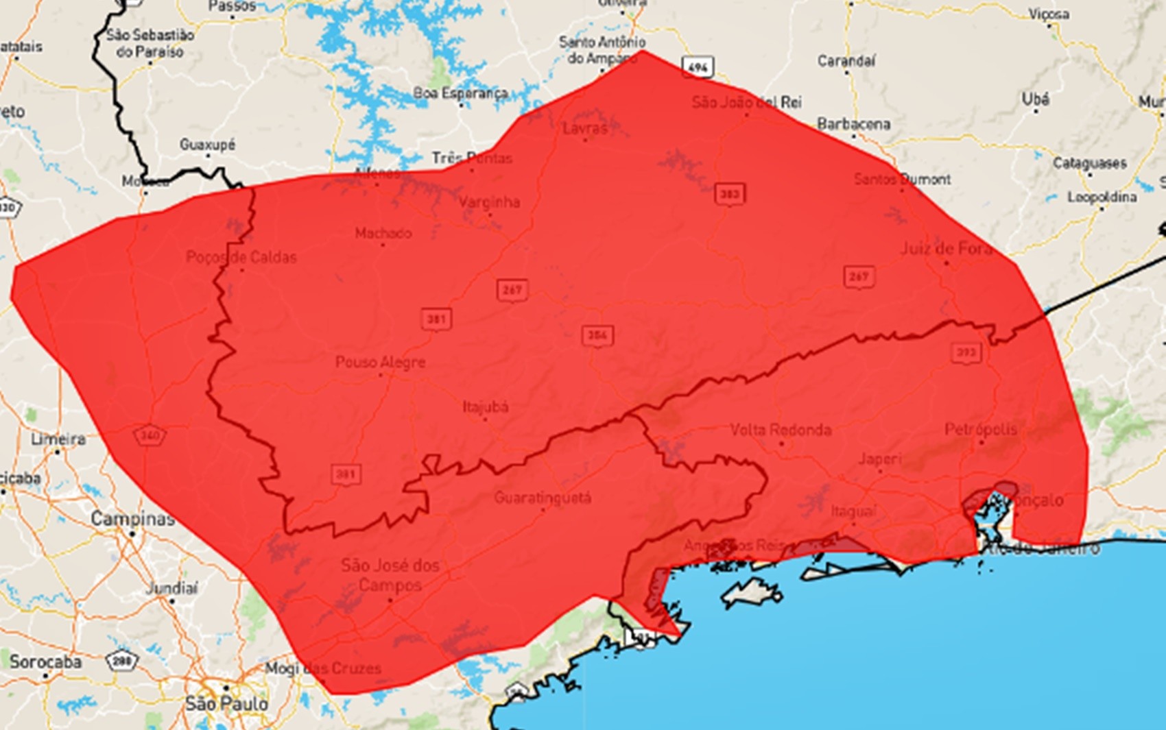 INMET publica aviso de 'alerta vermelho' para tempestade de 'grande ...