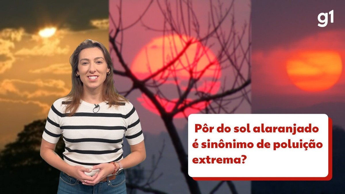 Pôr do sol alaranjado é sinônimo de poluição extrema? Entenda como onda ...