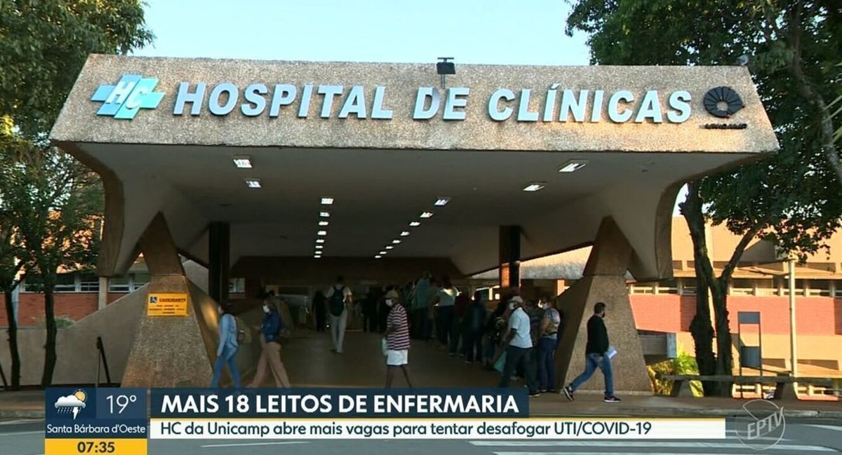 HC da Unicamp começa a receber pacientes em 18 novos leitos de ...