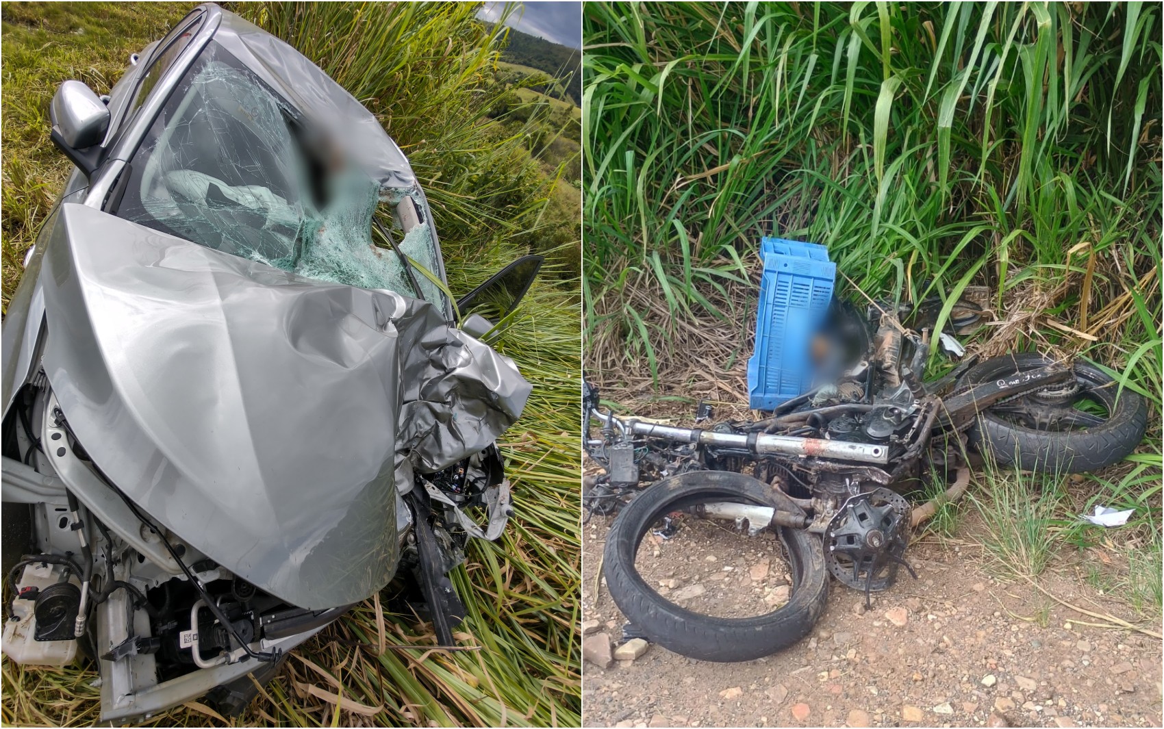 Batida deixa um morto e três feridos na BR-267, em Caxambu