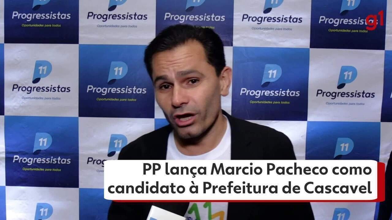 PP oficializa candidatura de Marcio Pacheco à Prefeitura de Cascavel
