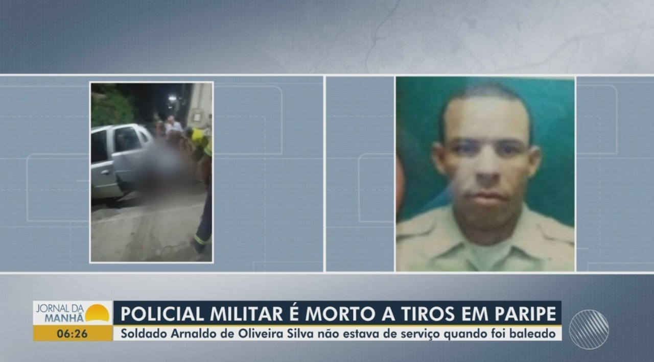 Soldado da PM morre após ser baleado em confronto com suspeitos de assalto em Salvador