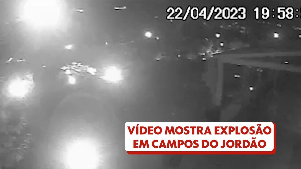 Câmera de segurança flagra explosão em Campos do Jordão; VÍDEO | Vale ...