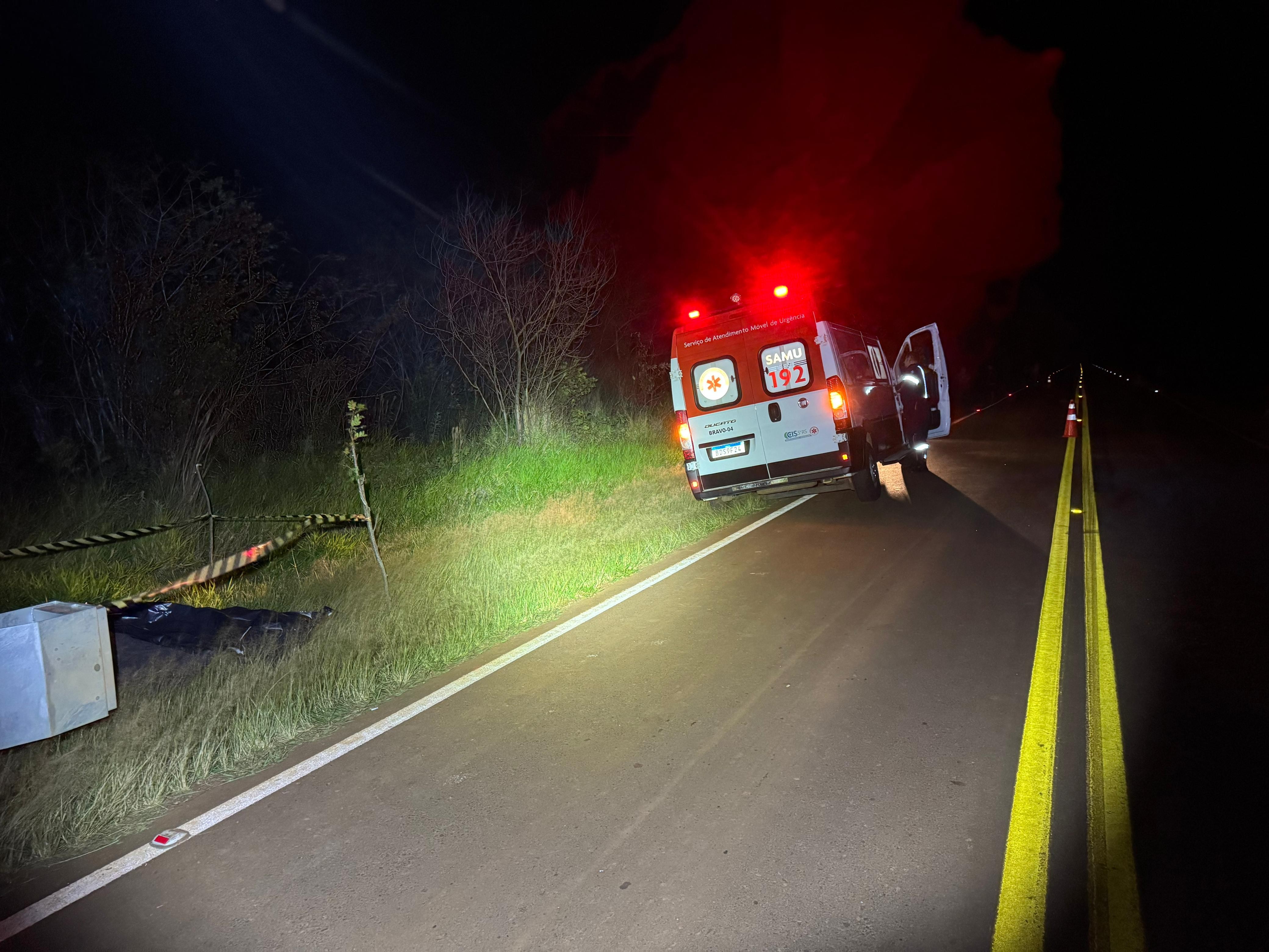 Idoso morre atropelado na PR-473 no Paraná