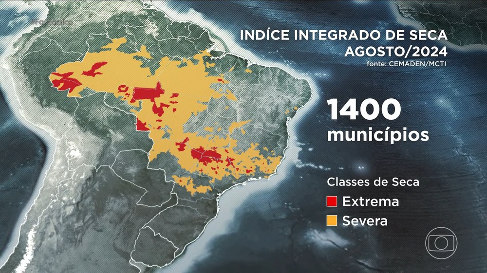 Maior seca da história do Brasil afeta 1.400 cidades no país - Revista ...