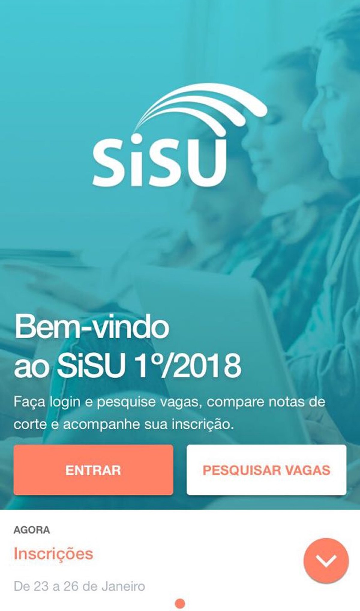 Sisu 2018 tem média de 28 mil novos inscritos por hora