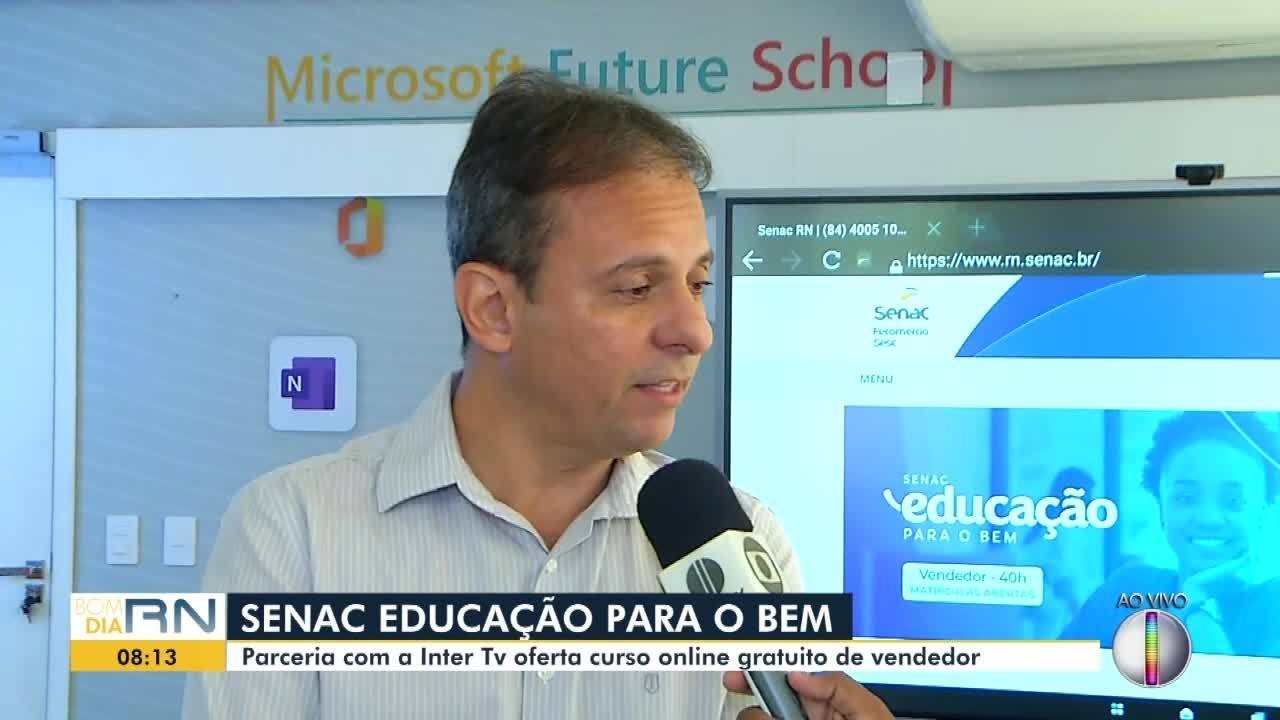Senac RN oferece curso online gratuito de vendedor | Rio Grande do Norte | G1