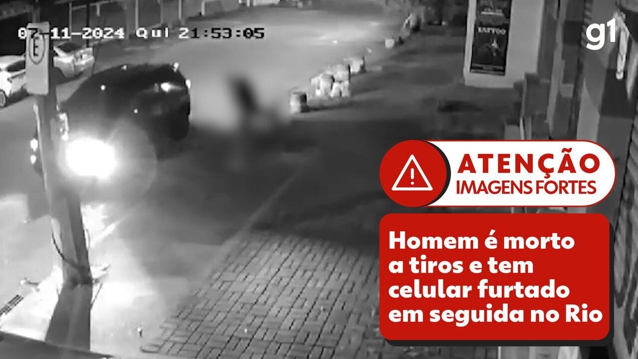 VÍDEO: homem é morto com mais de 10 tiros e, segundos depois, é furtado ...