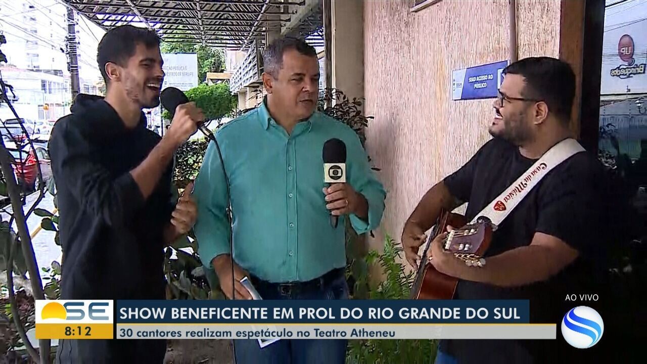 Mais de 30 artistas sergipanos fazem show para ajudar vítimas de ...