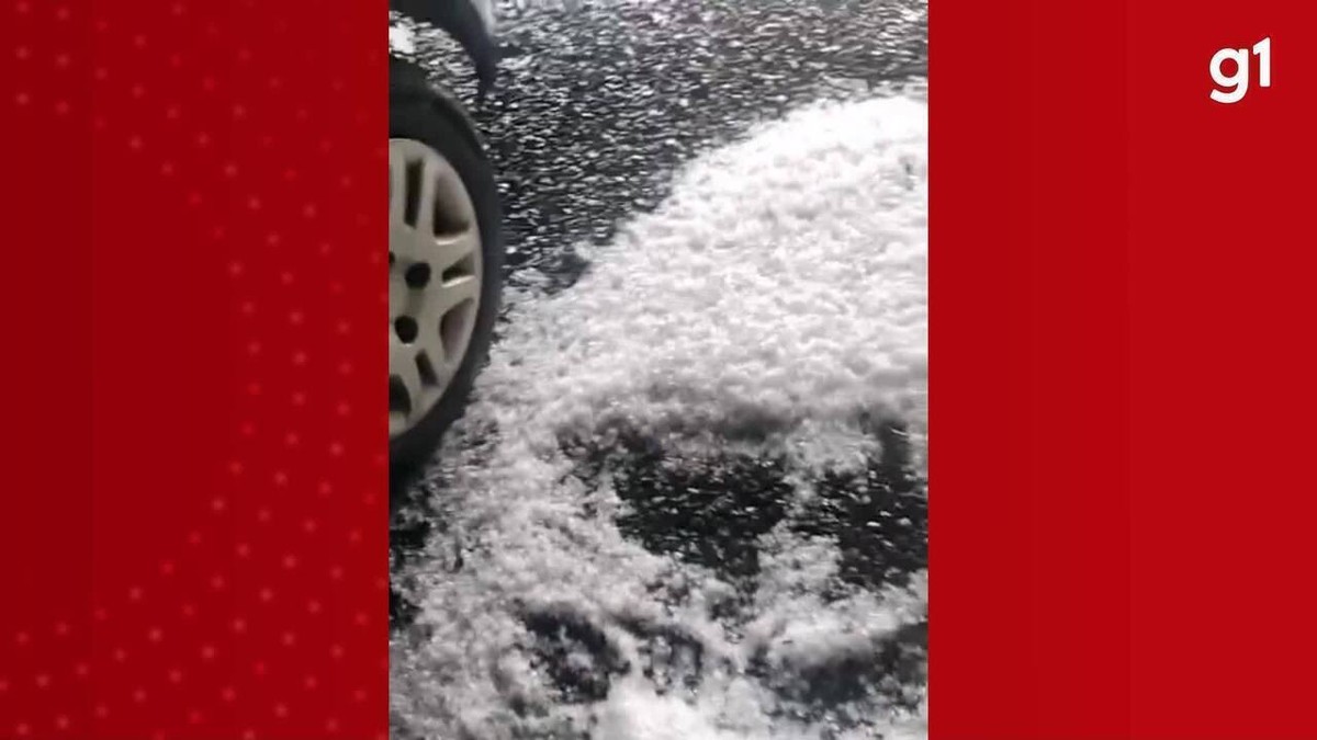SC tem tarde com granizo e cidades com temperaturas acima de 38°C ...