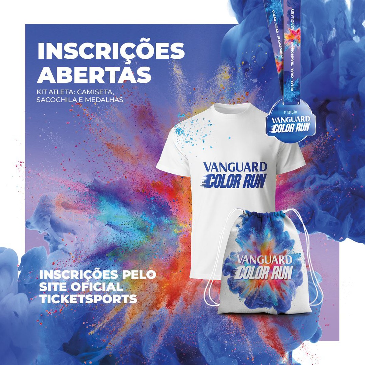 Inscreva-se para a Vanguard Color Run e vivencie a explosão de cores ...