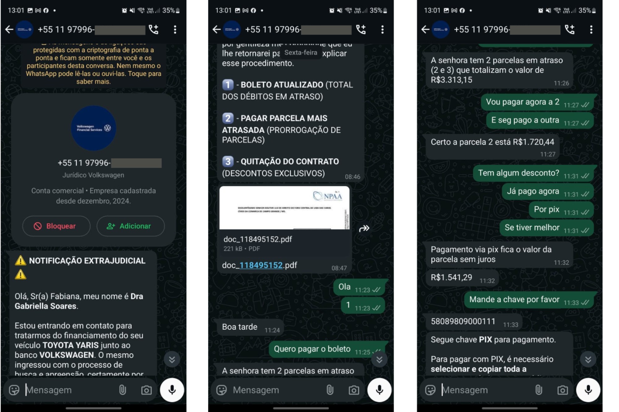Golpe do boleto falso: mulher paga R$1,7 mil em parcelas e tem carro ...