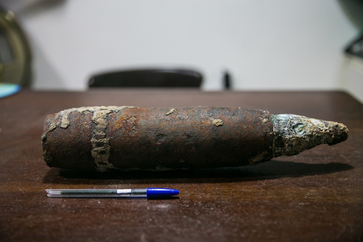 Bomba encontrada em mar de Fortaleza poderia derrubar um avião | Ceará | G1