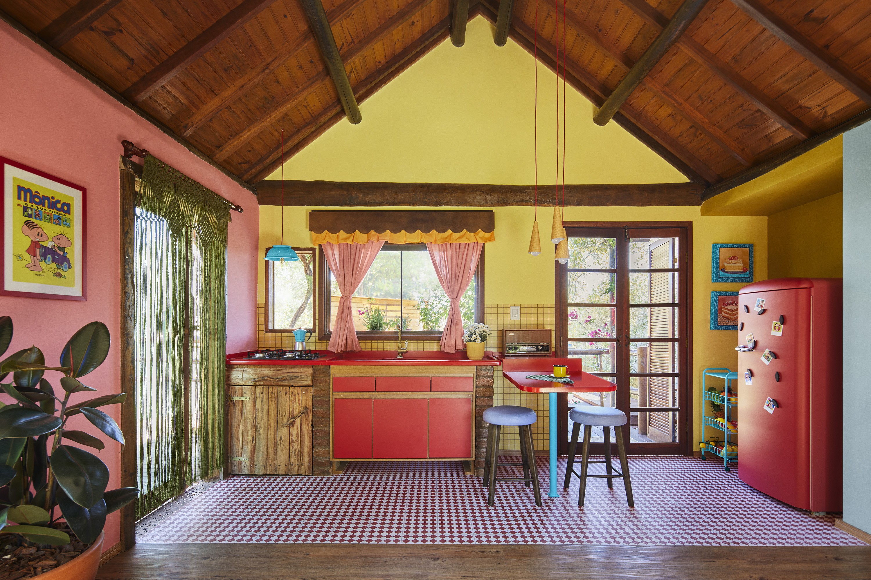 Dos quadrinhos para vida: casa inspirada na Turma da Mônica para ...