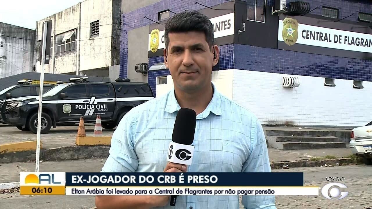 Elton Arábia, ex-jogador do CRB, é preso em Maceió por não pagar pensão ...