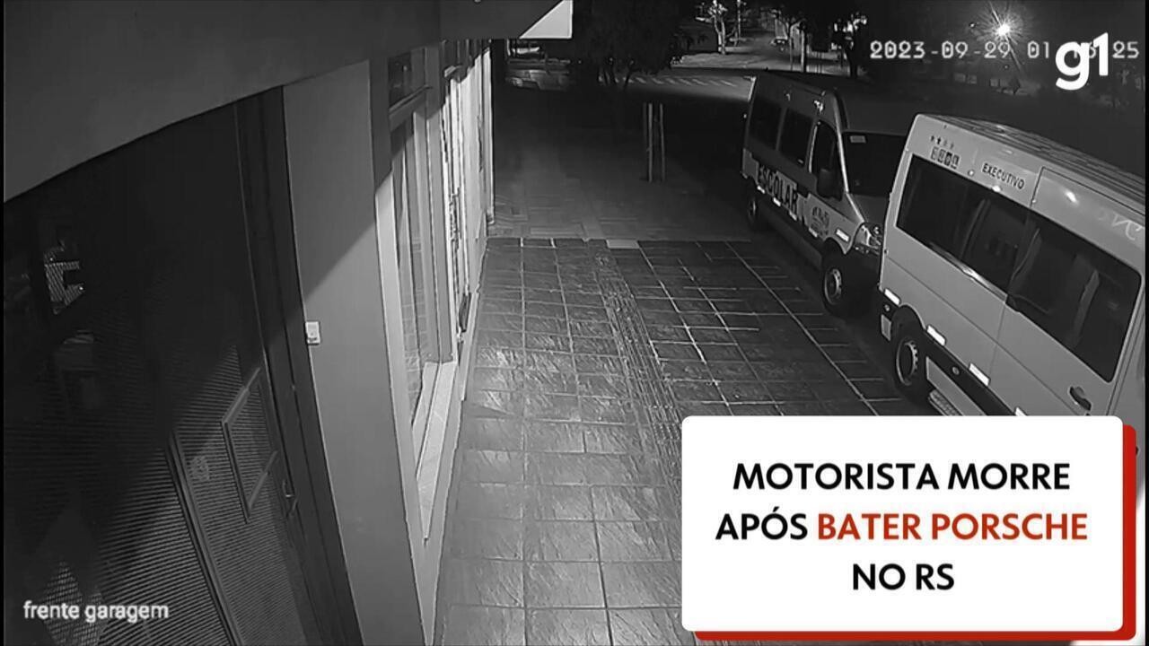 Motorista morre após bater Porsche contra árvore em Santo Ângelo; veja vídeo | Rio Grande do Sul ...