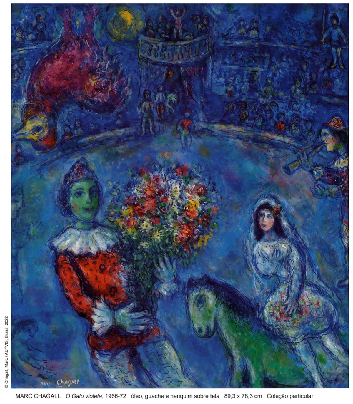 Chagall e seu universo único de cores e formas toma conta do CCBB Belo ...