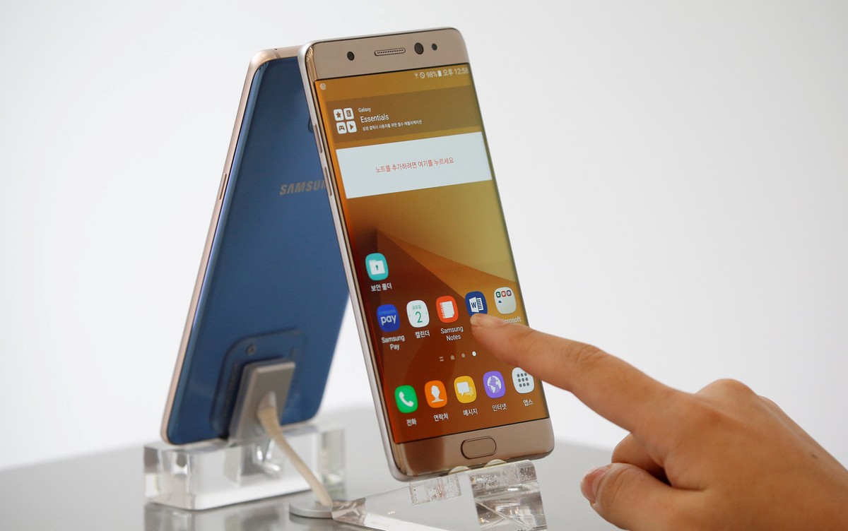 Samsung culpa tamanho da bateria por explosões no Galaxy Note 7, diz ...