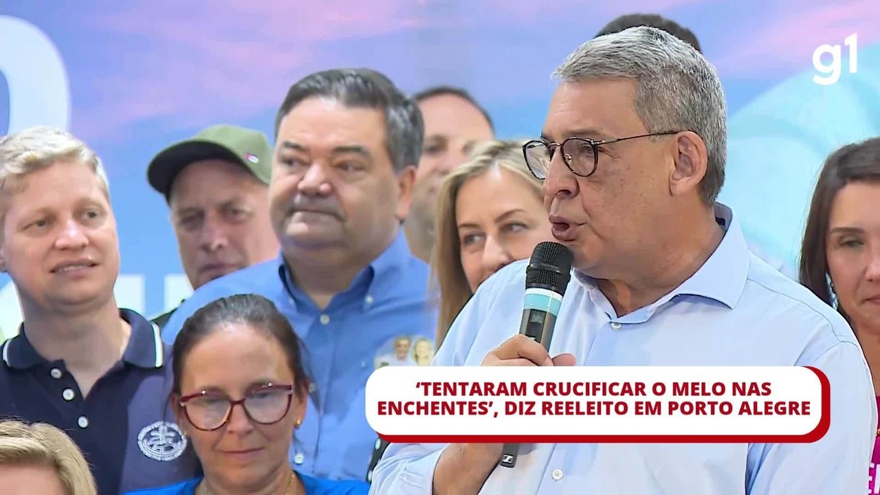 'Tentaram crucificar o Melo nas enchentes', diz prefeito reeleito de ...