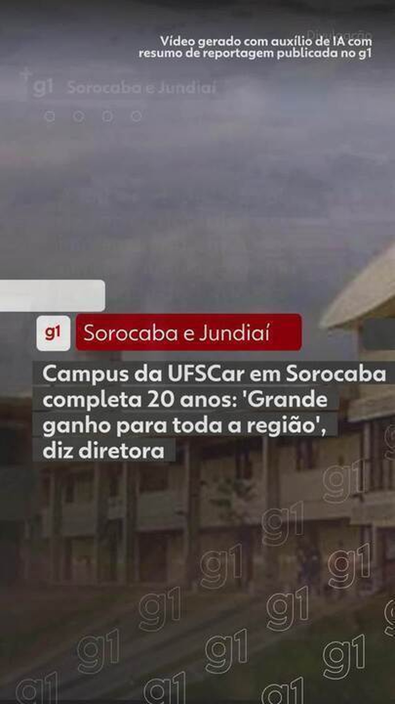 Campus da UFSCar em Sorocaba completa 20 anos | G1
