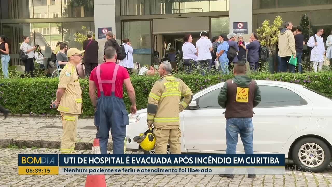 Incêndio atinge ala de UTI de hospital em Curitiba | G1