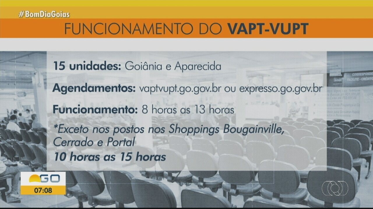 Unidades do Vapt Vupt retomam atendimentos aos sábados em Goiânia e ...