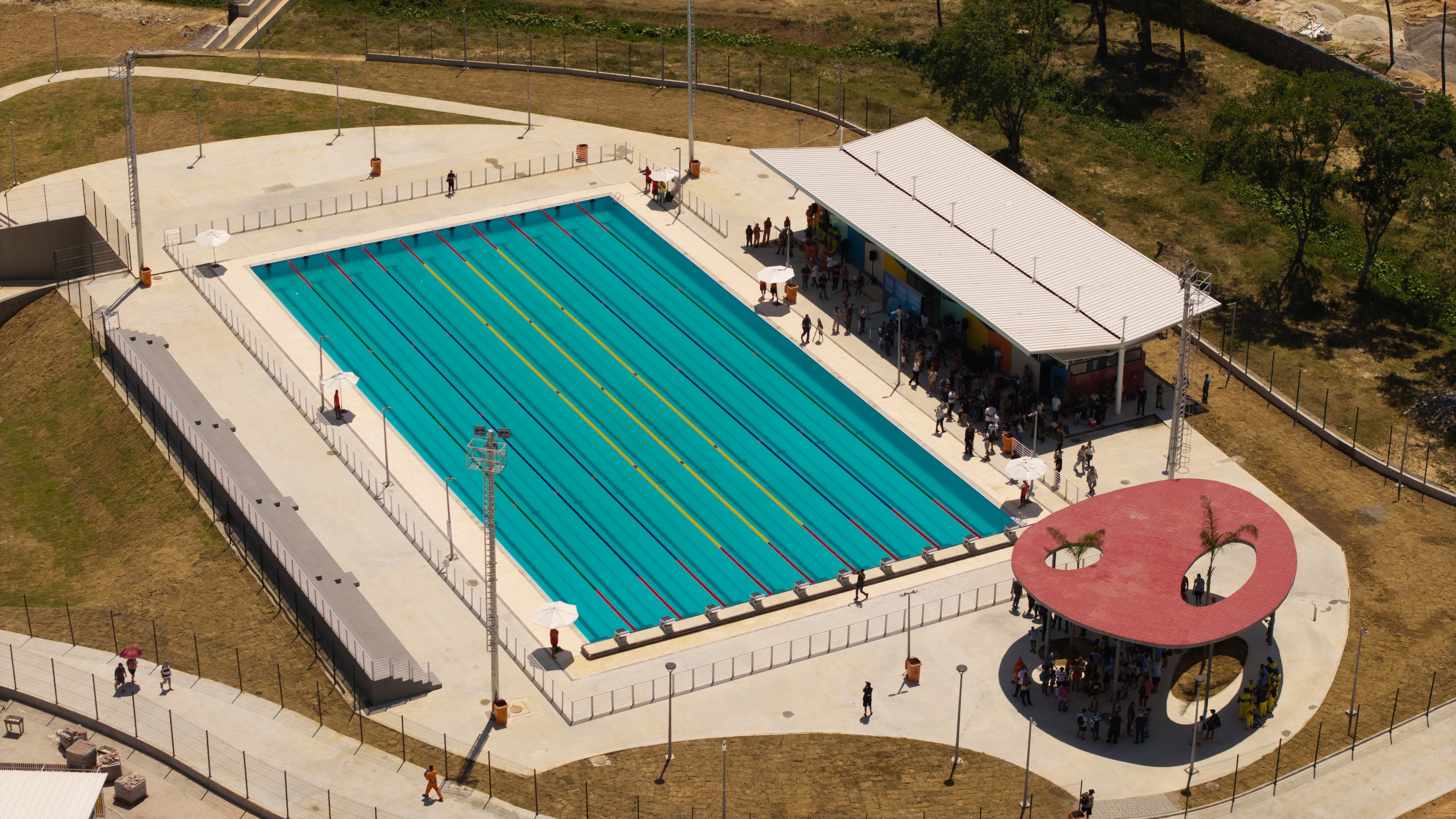 Piscina dos Jogos Rio 2016 é inaugurada no Parque Oeste | G1