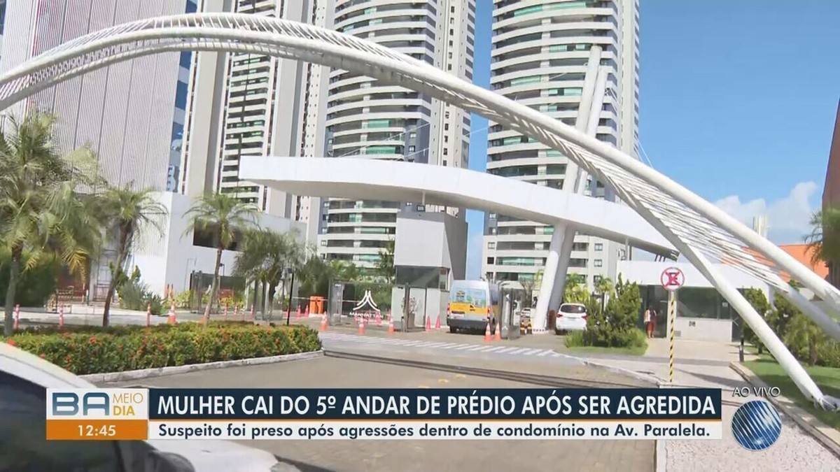 Mulher se joga do quinto andar de prédio de luxo em Salvador para fugir ...