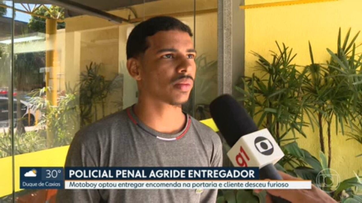 Policial penal que agrediu entregador a tapas na Zona Oeste é indiciado por lesão corporal | Rio ...