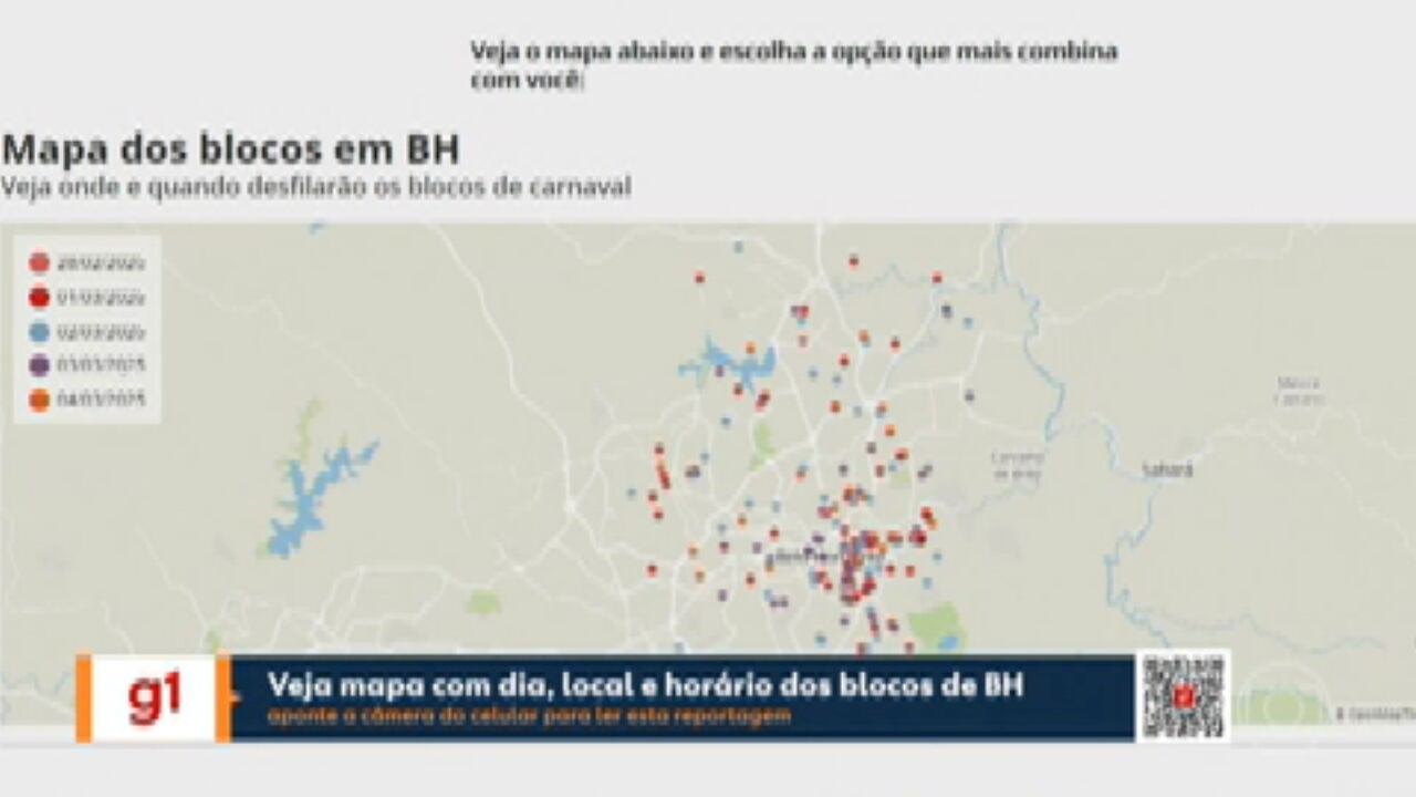 Mapa dos blocos de BH: veja dia, horário e local de cada desfile desta ...