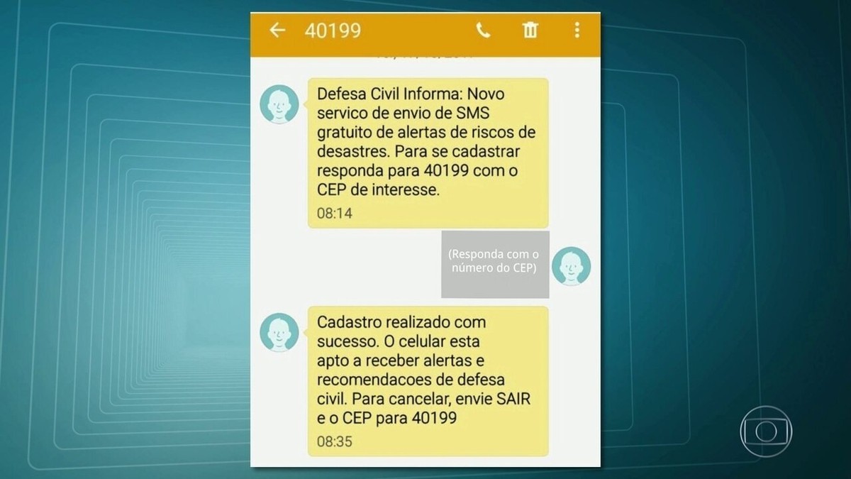 Defesa Civil lança sistema de alerta de riscos por celular no Rio | Rio ...