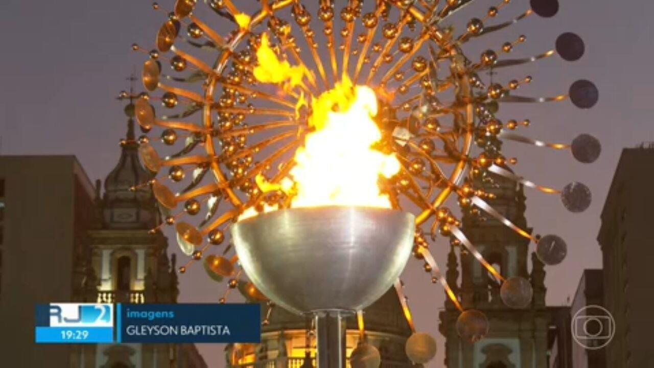 Pira Olímpica Rio 2016 é reacesa para as Olimpíadas de Paris; FOTOS ...