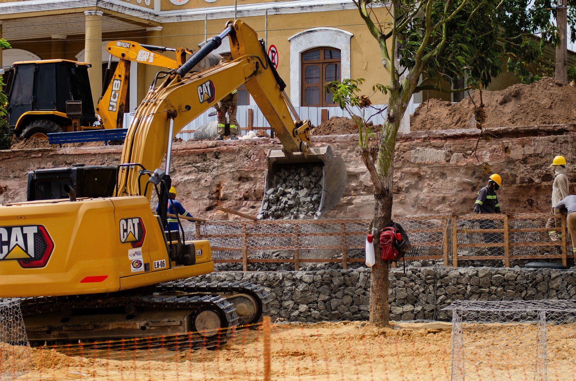Obras na orla de Santarém avançam e chegam a 60% | G1