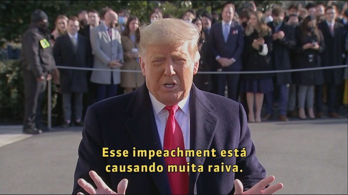 Trump Diz Que Há Muita Raiva Sobre Tentativa De Impeachment Mundo G1