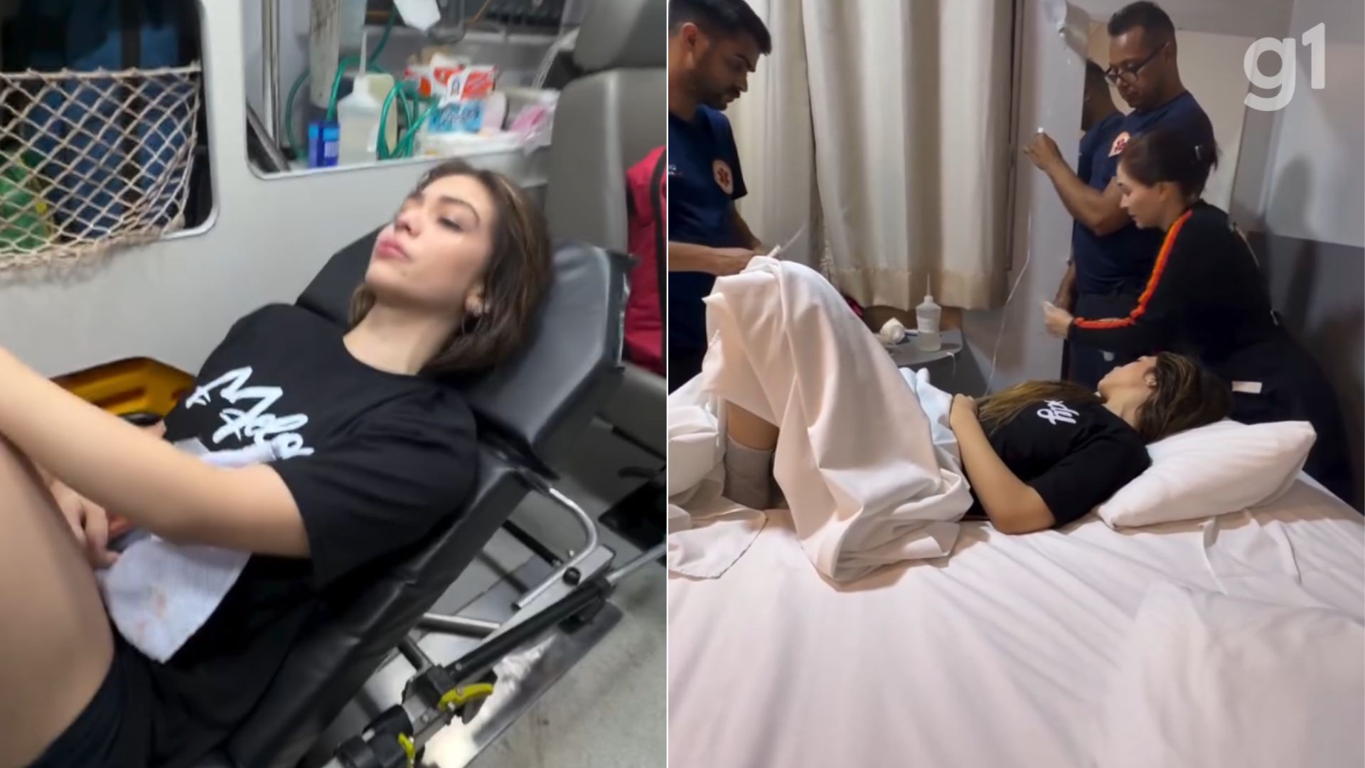 Melody passa mal após show no Maranhão e deixa evento em ambulância | G1