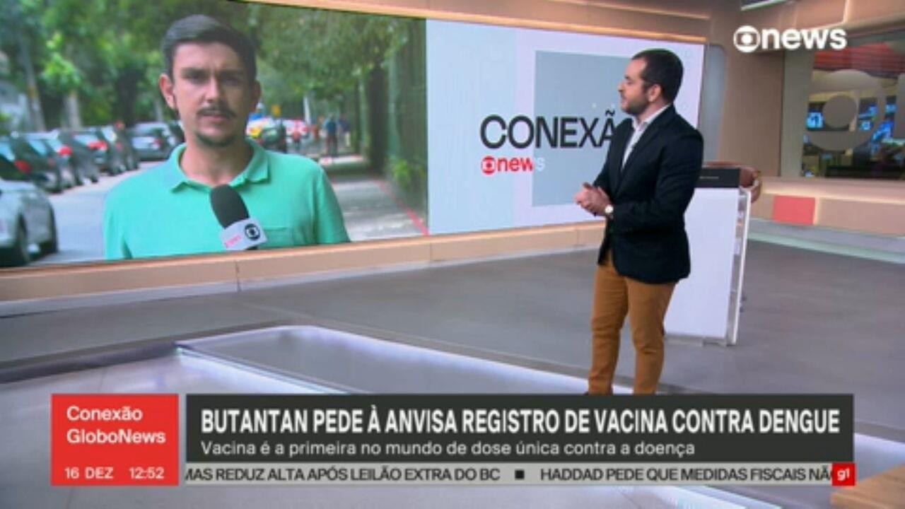 Instituto Butantan pede à Anvisa registro da sua vacina contra a dengue, 1ª do mundo em dose única