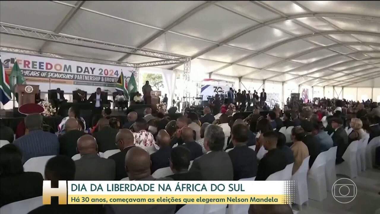 África do Sul celebra 30 anos do 'Dia da Liberdade', data que ...