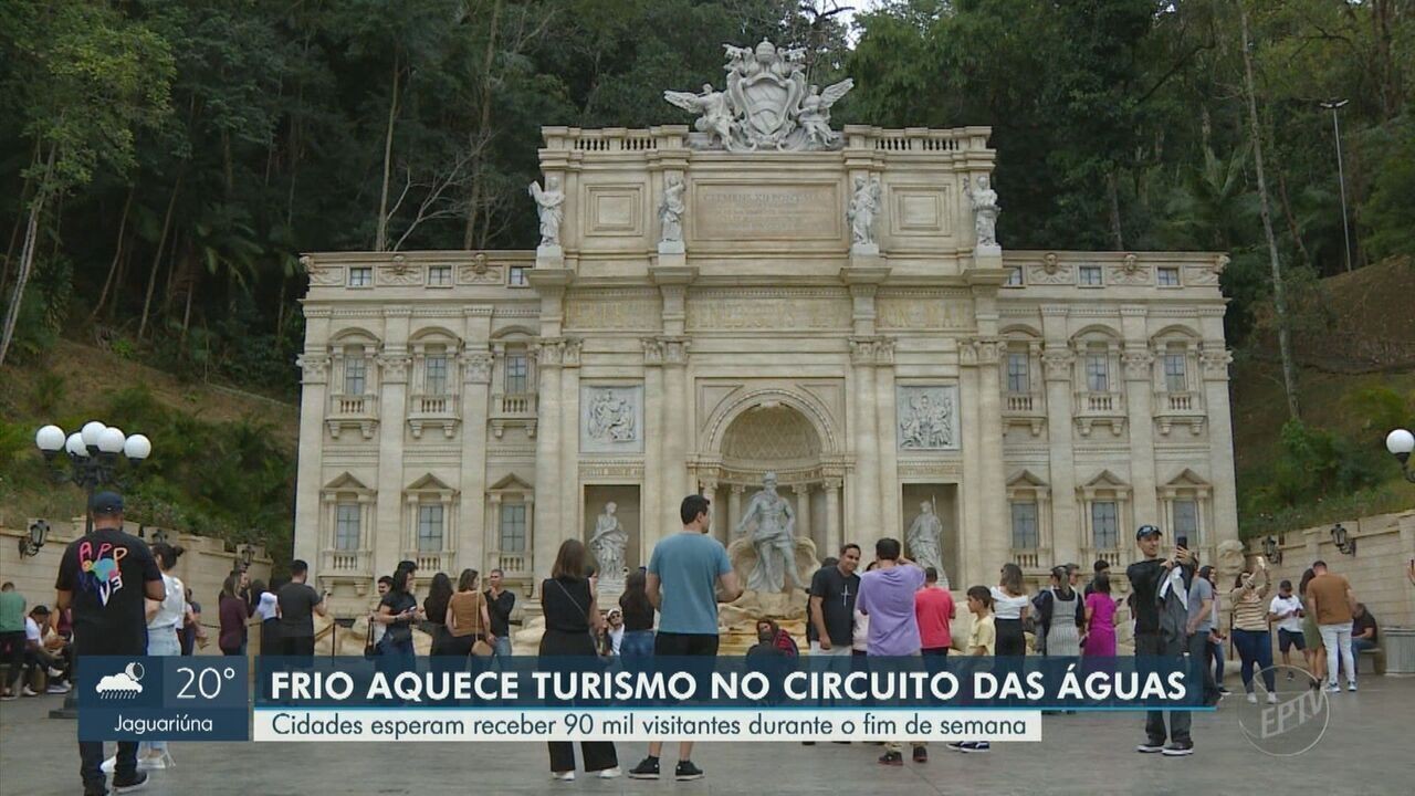 Com chegada do frio, Circuito das Águas espera 90 mil turistas e ...