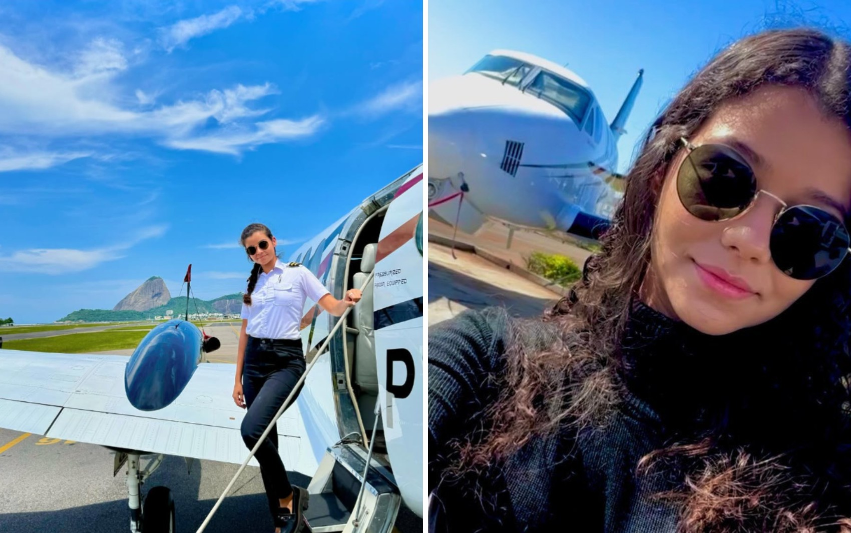 Formada em ciências aeronáuticas e influenciadora: veja quem é a piloto de 23 anos que fez pouso ...